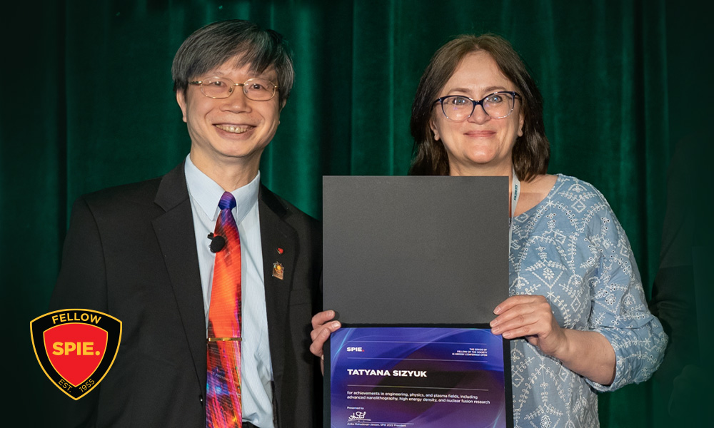 SPIE Member recognition SPIE Member recognition