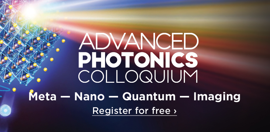 Advanced Photonics event to showcase latest advances in photonics research